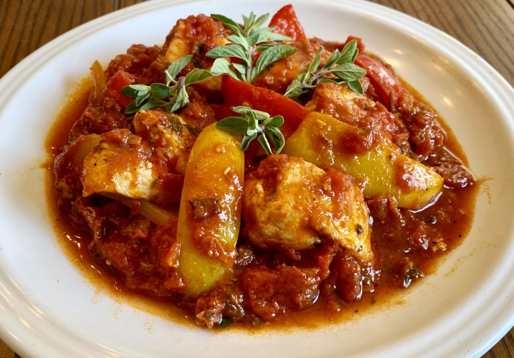 Roman-Style Chicken with Peppers | Gianni's North Beach